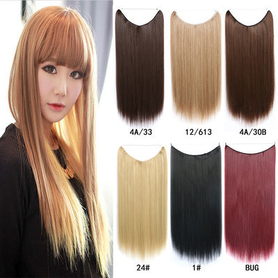 22 inches Invisible Wire No Clips in Hair Extensions Secret Fish Line ...